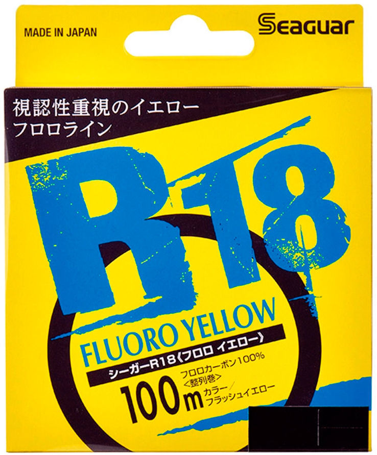 Флюорокарбон Seaguar R18 Fluoro Yellow купить по цене от 1529₽