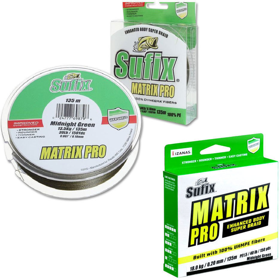 Леска плетёная Sufix Matrix Pro New купить по цене от 1268₽